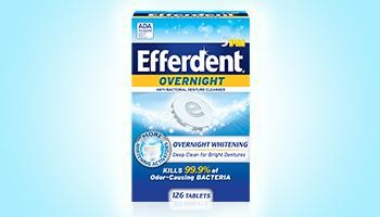 Denture Care - Efferdent® Denture Cleanser & Denture Adhesive | Efferdent