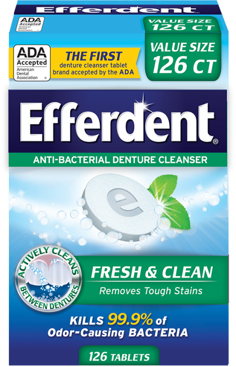 Denture Care - Efferdent® Denture Cleanser & Denture Adhesive | Efferdent