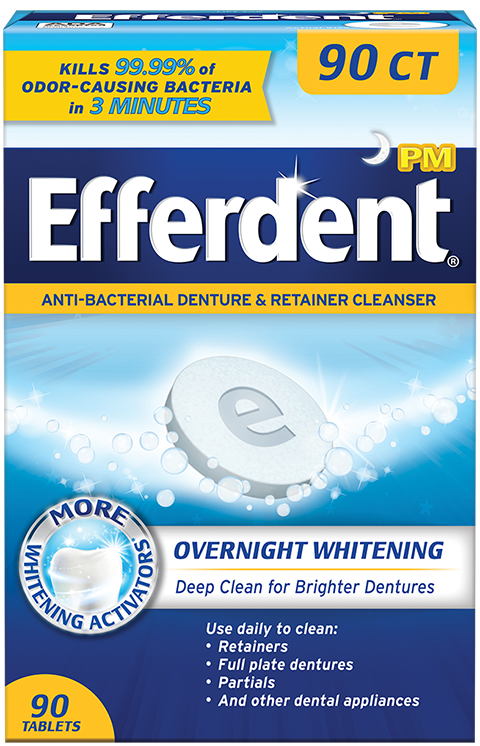 Denture Care - Efferdent® Denture Cleanser & Denture Adhesive | Efferdent