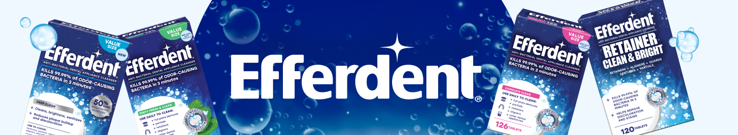 Efferdent® Dental Appliance & Denture Cleanser Products